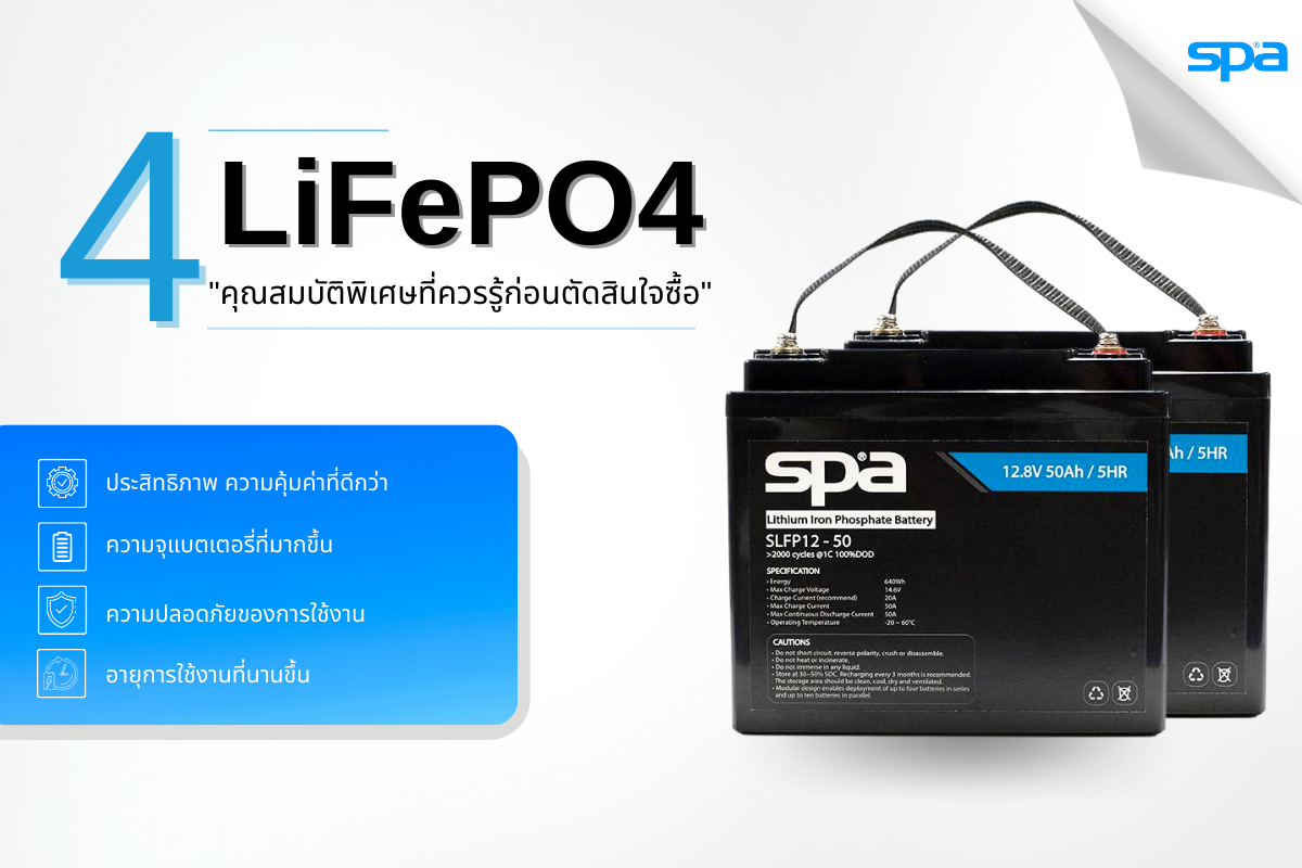 ผู้ผลิตและจำหน่ายแบตเตอรี่ รับประกันคุณภาพ | Spa Battery